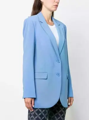 Michael Kors Notched-lapel Single-breasted Blazer - Blue