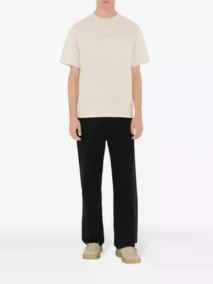 Burberry Logo-embroidered T-shirt