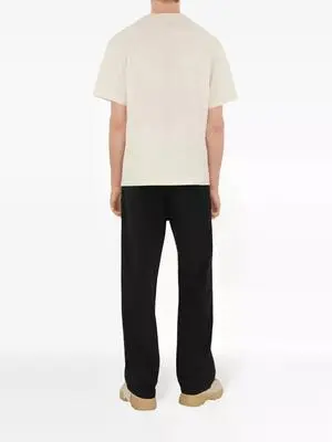 Burberry Logo-embroidered T-shirt