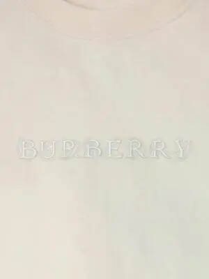 Burberry Logo-embroidered T-shirt