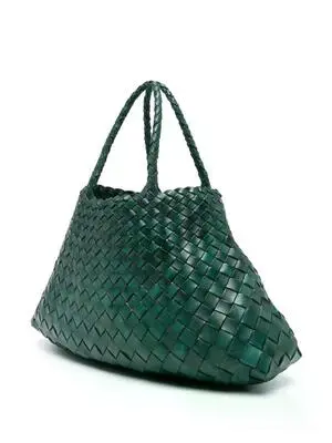 Dragon Diffusion Small Santa Croce Leather Bag - Green