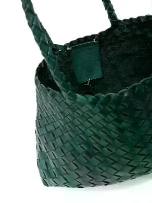 Dragon Diffusion Small Santa Croce Leather Bag - Green