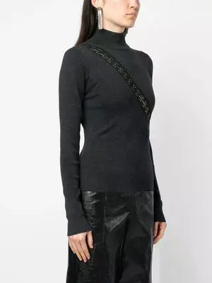 Monse Hook-detail Mock-neck Jumper