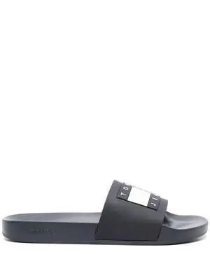 Tommy Hilfiger Raised-logo Open-toe Slides
