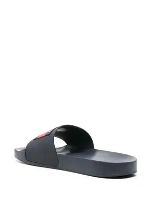 Tommy Hilfiger Raised-logo Open-toe Slides