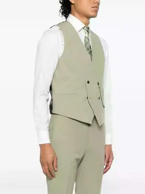 Hugo Panelled Double-breasted Waistcoat