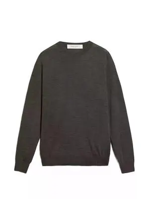 GOLDEN GOOSE Ribbed-knit Crew Neck Sweatshirt