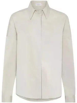 Brunello Cucinelli Monili-embellished Shirt