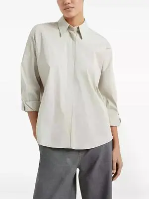 Brunello Cucinelli Monili-embellished Shirt