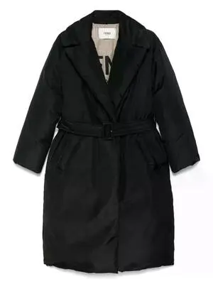 Fendi Logo-embroidered Padded Coat