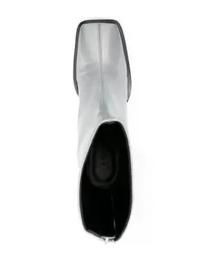 AeydĒ Amina Patent Leather Ankle Boots