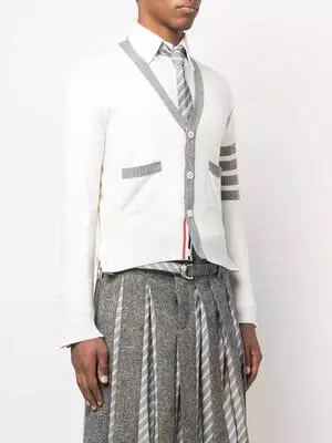Thom Browne 4-bar Stripe Cashmere Cardigan