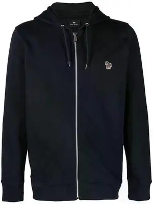 Paul Smith Zipped Organic Cotton Hoodie