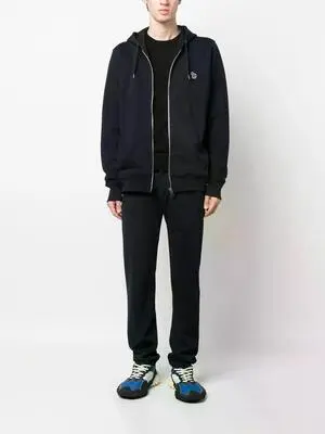 Paul Smith Zipped Organic Cotton Hoodie