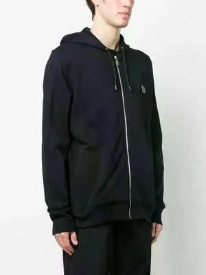 Paul Smith Zipped Organic Cotton Hoodie