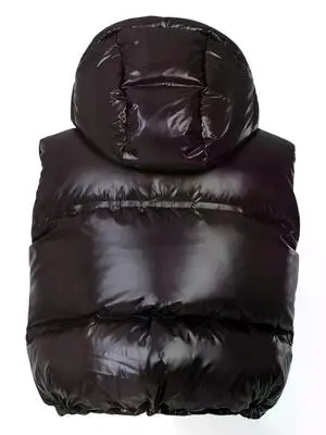 Aztech Mountain Snowbird Padded Hooded Vest - Brown