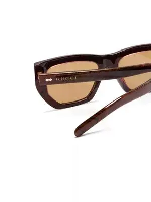 Gucci Rectangle-frame Sunglasses
