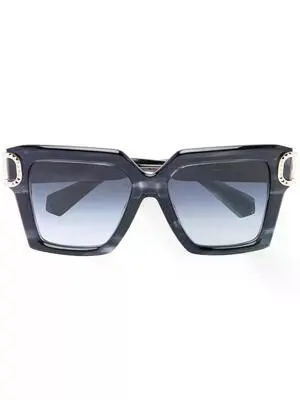 Valentino Garavani Vlogo Signature Square-frame Sunglasses - Black