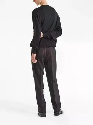 Prada Intarsia-logo Cashmere Jumper