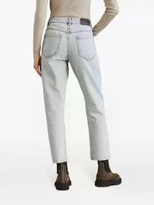 Brunello Cucinelli Mid-rise Tapered Jeans