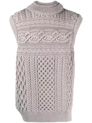 ROBYN LYNCH Oversized Merino-wool Vest