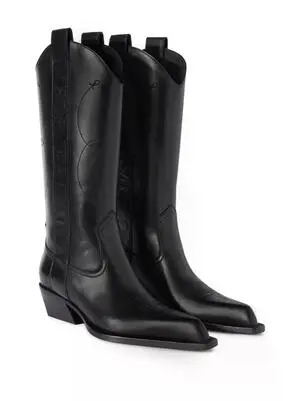 Off-White Leather Boots