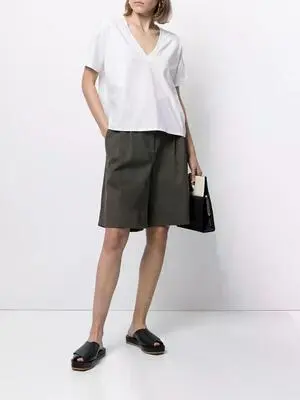 Loulou De Saison V-neck Cotton T-shirt
