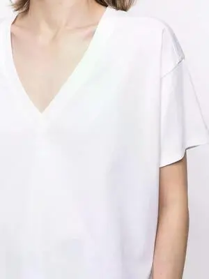 Loulou De Saison V-neck Cotton T-shirt