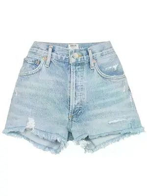 AGOLDE Distressed Denim Shorts