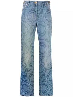 Versace Printed Jeans For Women