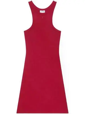 COURREGES Cotton Scuba Dress - Red