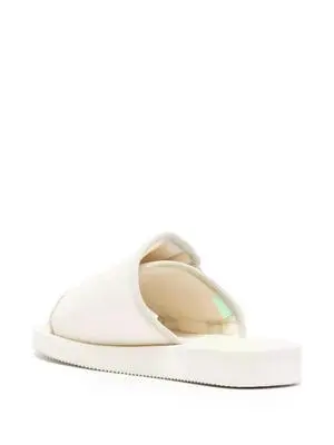 Suicoke Kawa-cab Logo-patch Slides - Neutrals
