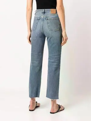 TOTEME Cropped Straight-leg Jeans