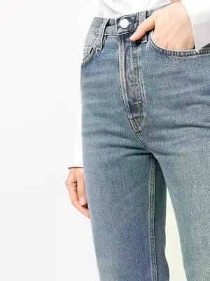 TOTEME Cropped Straight-leg Jeans