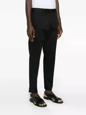 PT TORINO Gabardine Trousers - Black