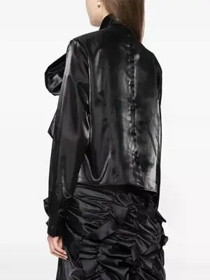 Noir Kei Ninomiya Bow Satin Shirt