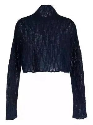 Voz Manos Cable High-neck Jumper