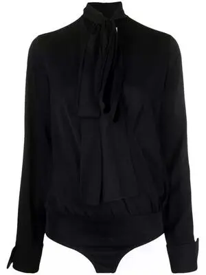 Sportmax Bow-detail Bodysuit