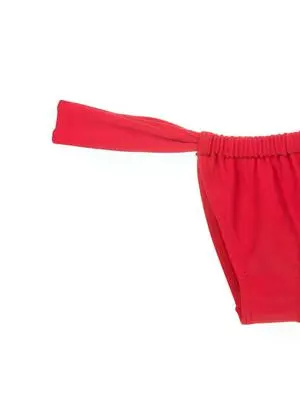 AMIR SLAMA Gathered Low-rise Bikini Bottoms