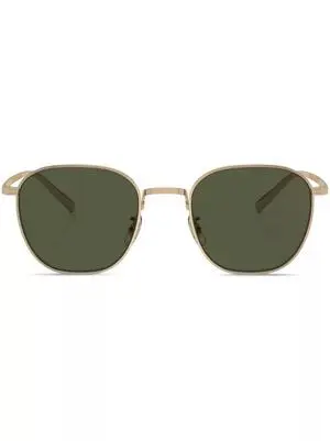 Oliver Spencer Rynn Square-frame Sunglasses - Gold