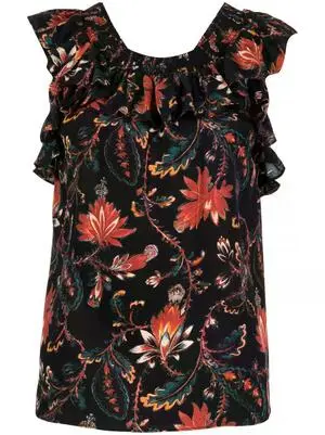 Ulla Johnson Round Neck Blouses