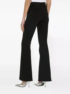 FRAME Le High Flared Jeans - Black