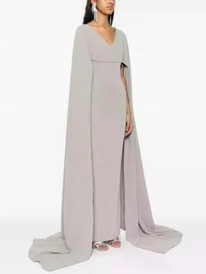 Solace London Morgan Maxi Dress - Grey