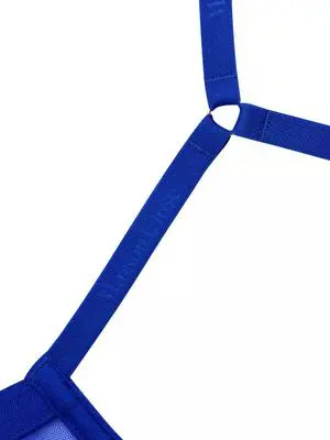 MAISON CLOSE Corps À Corps Open-cup Bra - Blue
