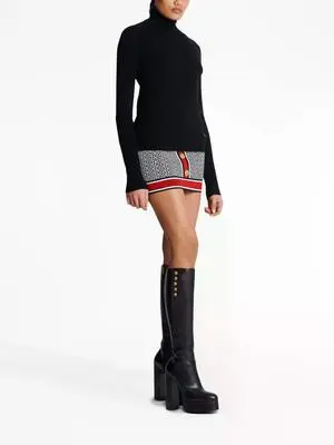 Balmain Logo-plaque Wool Jumper