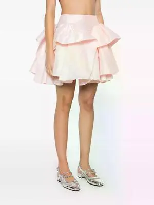 Viktor & Rolf Ruffled Mini Skirt - Peach