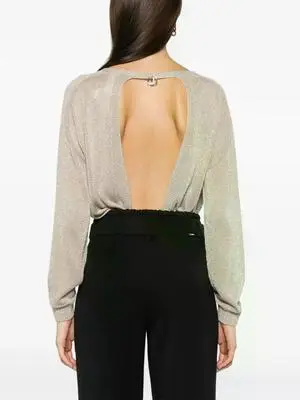 Liu Jo Layered-effect Straight-leg Trousers