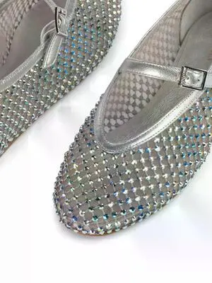 LE SILLA Gilda Ballet Flats - Silver