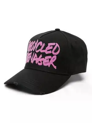 Dsquared2 Logo-appliqué Baseball Cap - Black