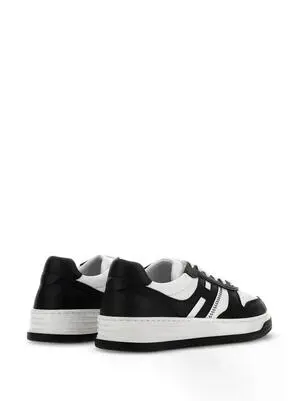 Hogan H630 Perforated Low-top Sneakers - Black